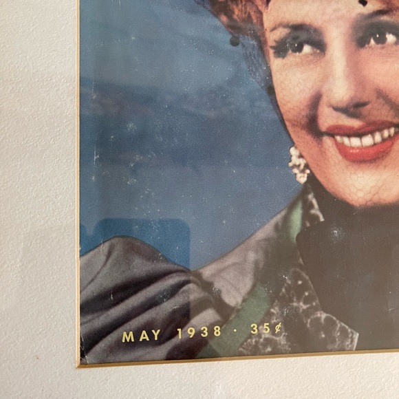 Art | Vintage Framed 193s Magazine Cover | Poshmark